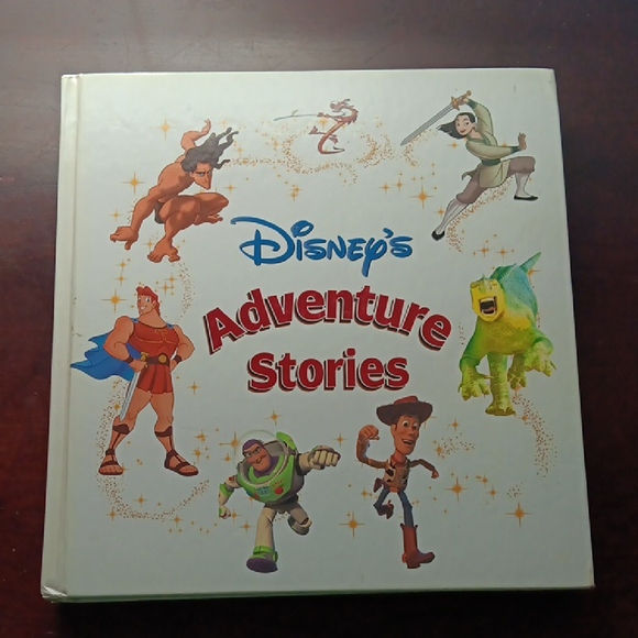 Disney | Other | Disneys Adventure Stories Book With Colorful ...